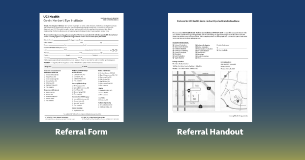 Refer a Patient | UCI Gavin Herbert Eye Institute